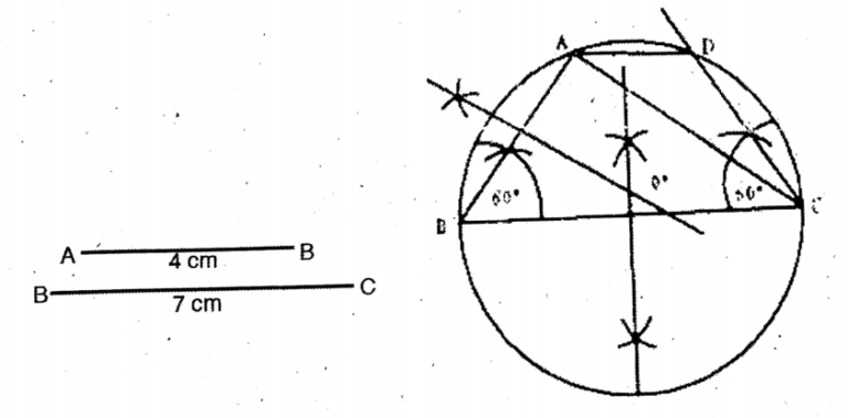 WBBSE Solutions For Class 10 Maths Chapter 11 Construction Of Circumcircle And Incircle Of A ...