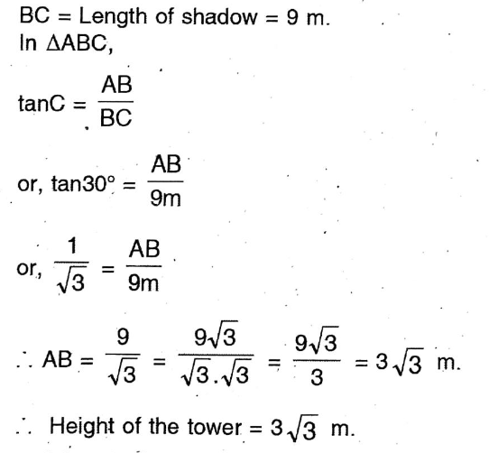 WBBSE Solutions For Class 10 Maths Chapter 25 Application Of ...