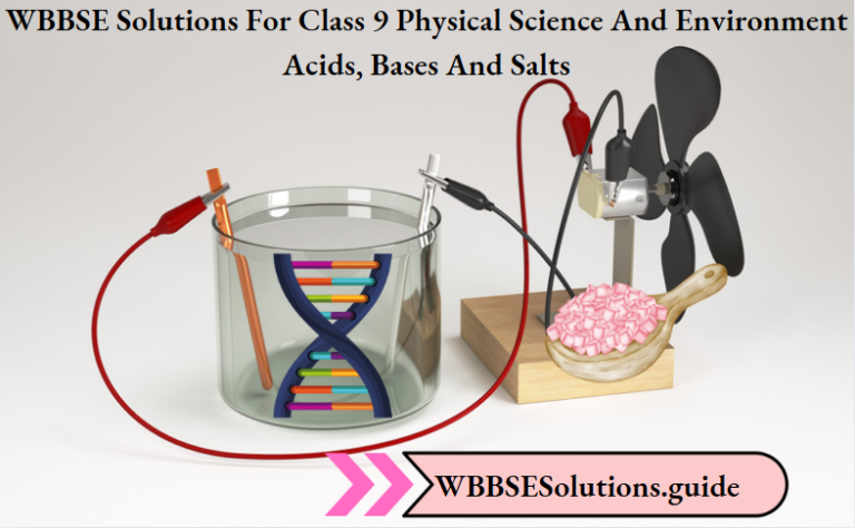 WBBSE Solutions For Class 9 Physical Science And Environment Acids ...