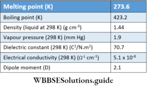 WBCHSE Class 11 Chemistry Notes For Hydrogen Peroxide - Structure ...