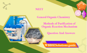 Methods of Purification of Organic Reaction Mechanism Question And ...
