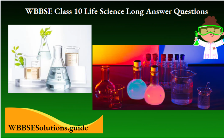 WBBSE Class 10 Life Science Long Answer Questions